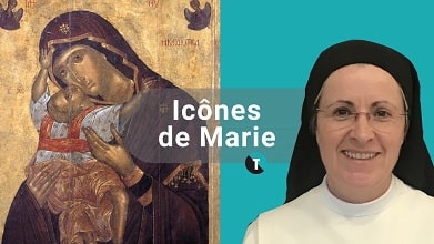 Prier avec une icône de Marie - ThéoDom